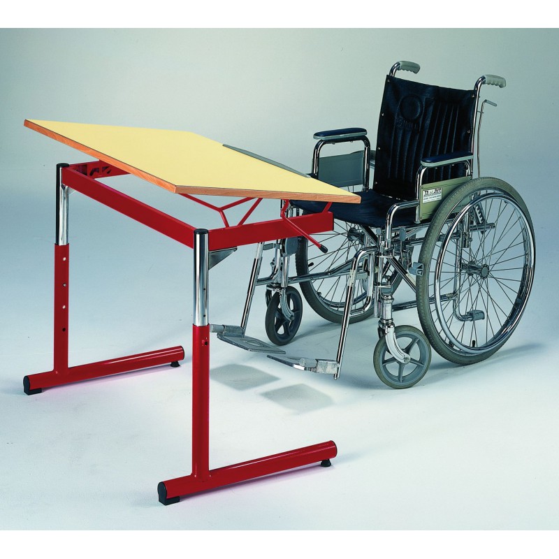 Table Inclinable - Ecolier, 1 Place - 70x50cm, Stratifié, Taille 4 à 7